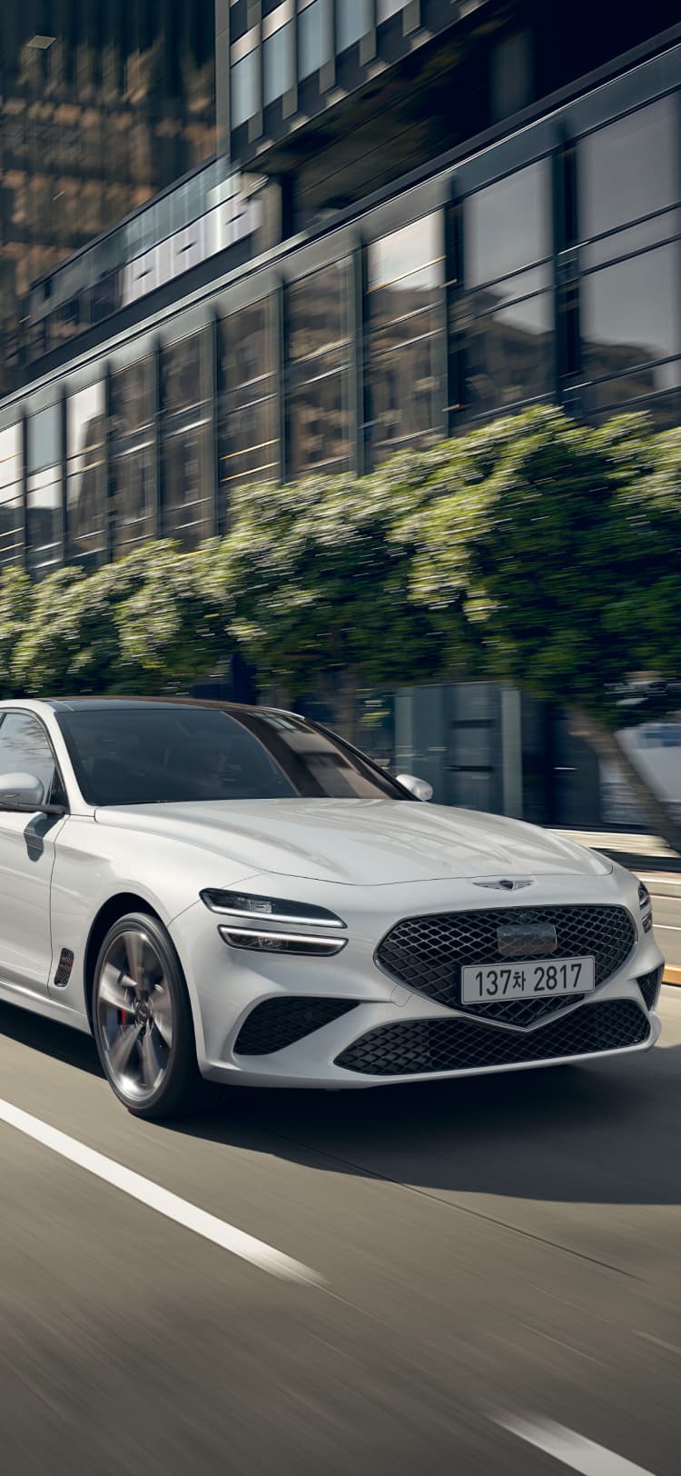 The Genesis G70 럭셔리 중형 스포츠 세단 | 제네시스