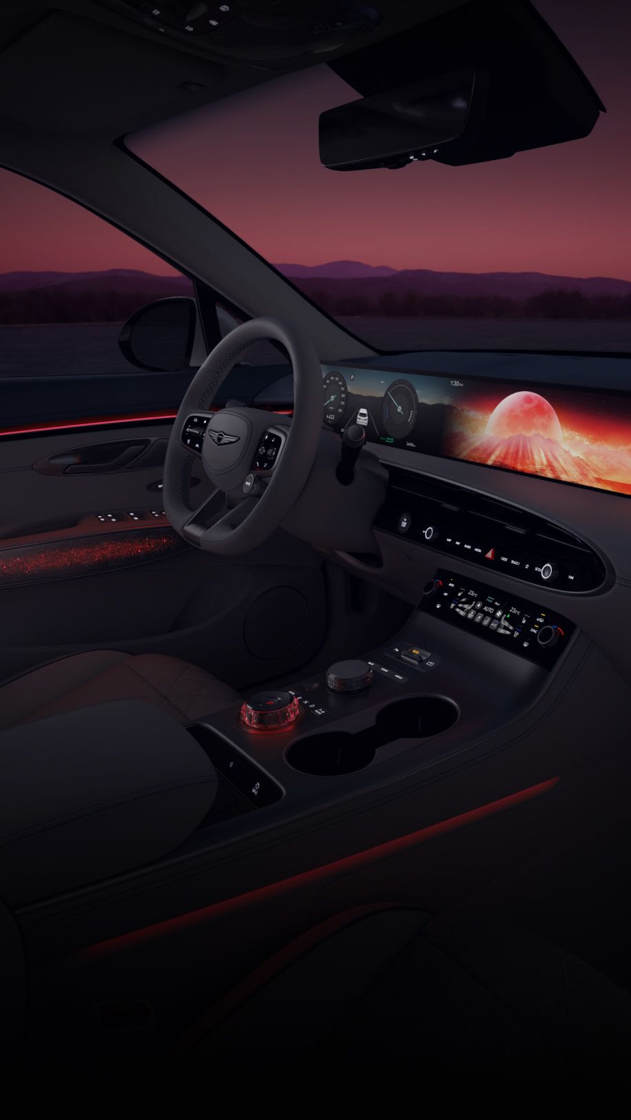 Hyundai Genesis Coupe Interior Night