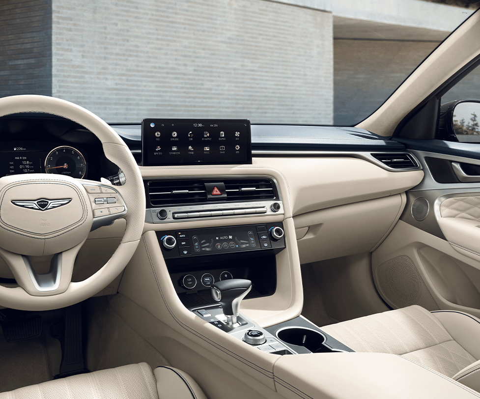 Genesis Luxury Car Inside